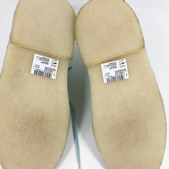 Clarks | Shoes | Clarks Originals Light Blue Nubuck Desert Boots | Poshmark